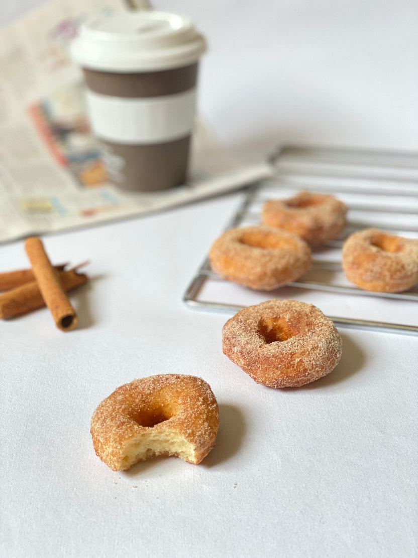 Cinnamon Jaggery 2 Ingredient Donuts – Naario